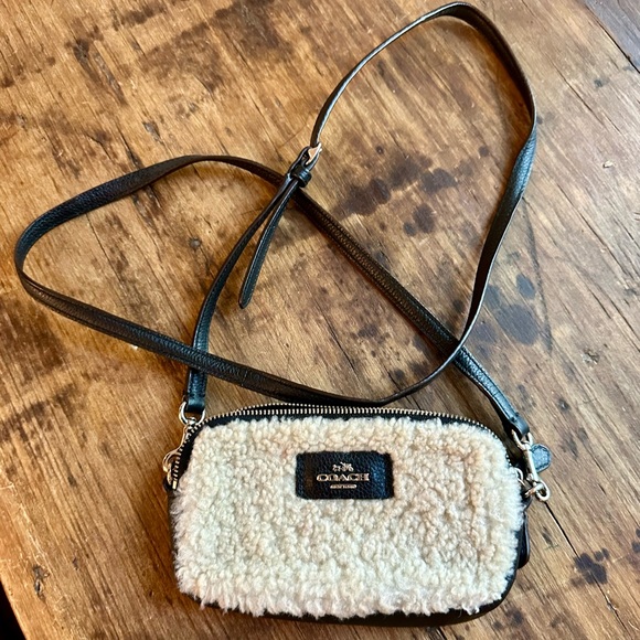 Coach | Bags | Coach Mini Crossbody Bag Shearling | Poshmark